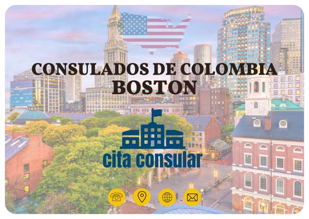 Consulado de Colombia en Boston, Massachusetts (MA) - ️Tramites y Citas