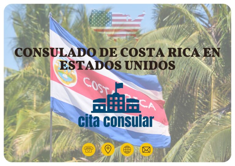Consulados de Costa Rica en Estados Unidos - ️Tramites y Citas