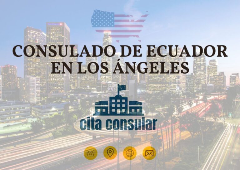 Consulado de Ecuador en Los Ángeles, California (CA) - ️Tramites y Citas